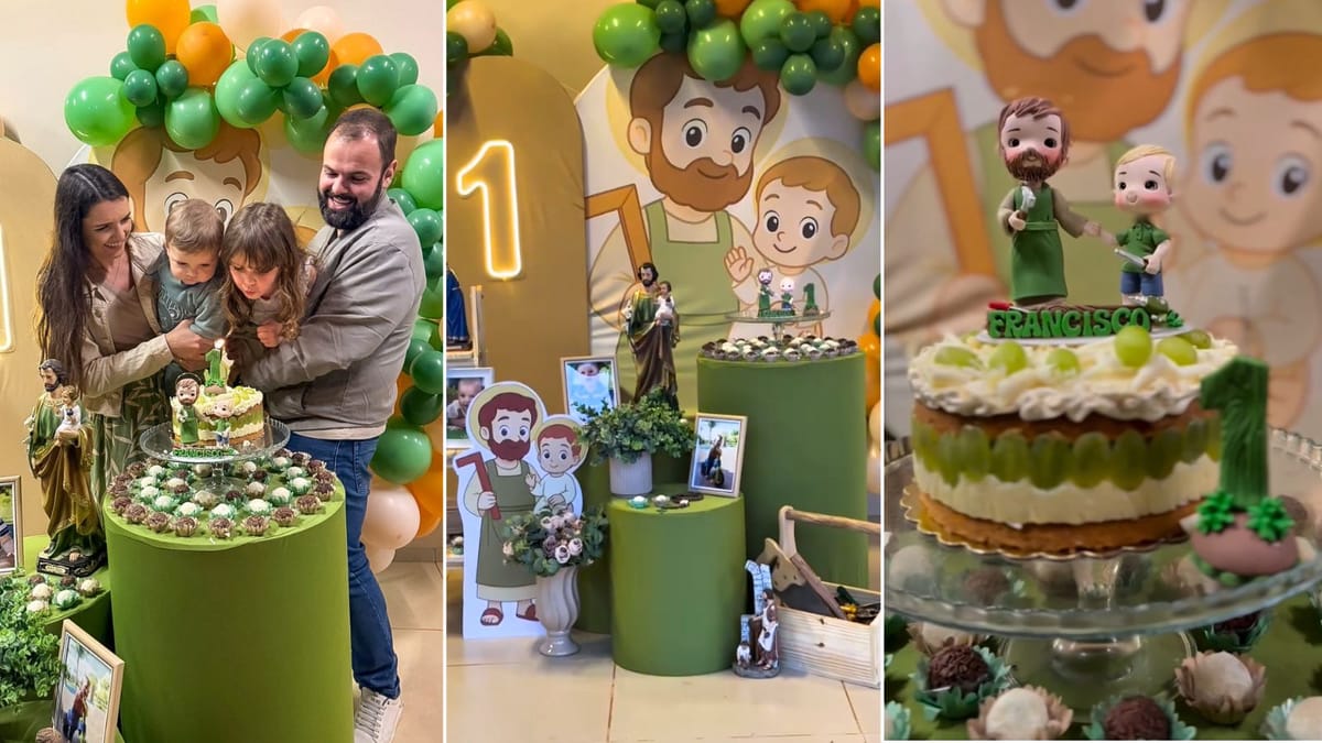 Papás celebran el primer cumpleaños de su bebé con una fiesta en honor ...