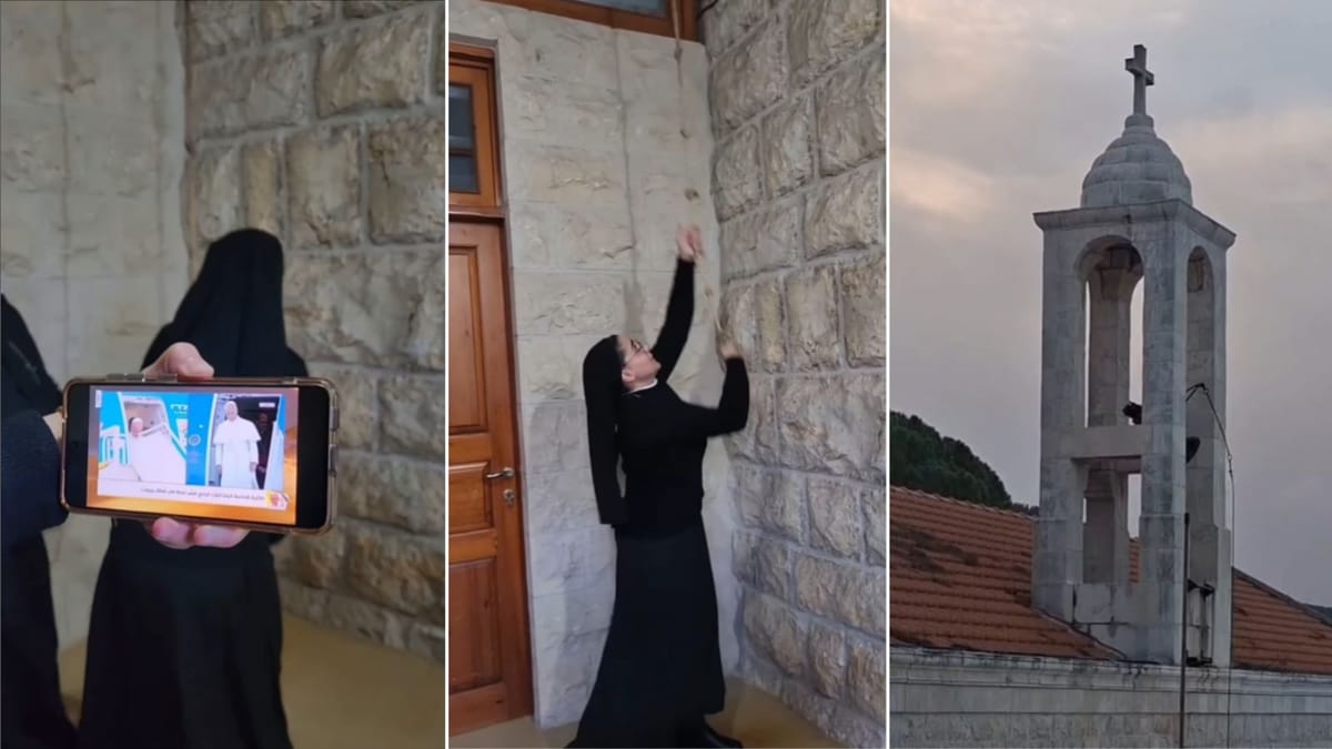 Con campanadas y emoción: así celebró un monasterio la llegada del Papa ...